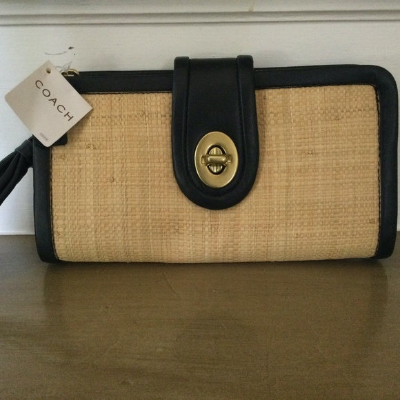 Coach | Bags | Coach Bamboo Clutch | Poshmark